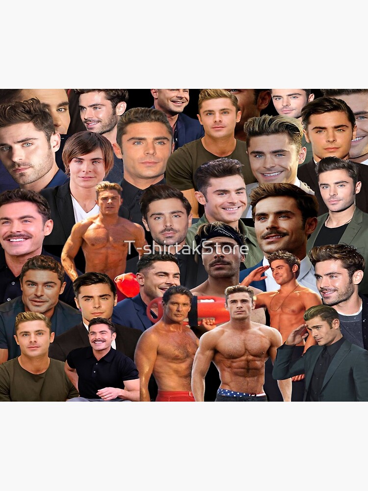"Zac Efron Photo Collage" Poster for Sale by T-shirtakStore | Redbubble