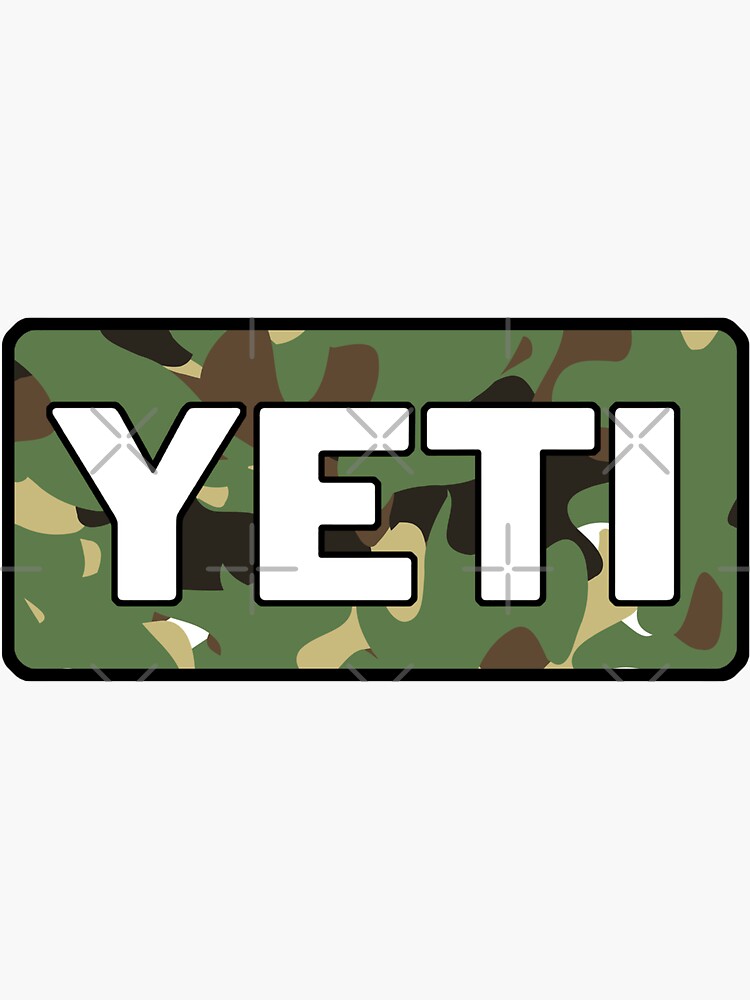 "Yeti Sticker Army" Sticker for Sale by HubCityGraphics | Redbubble