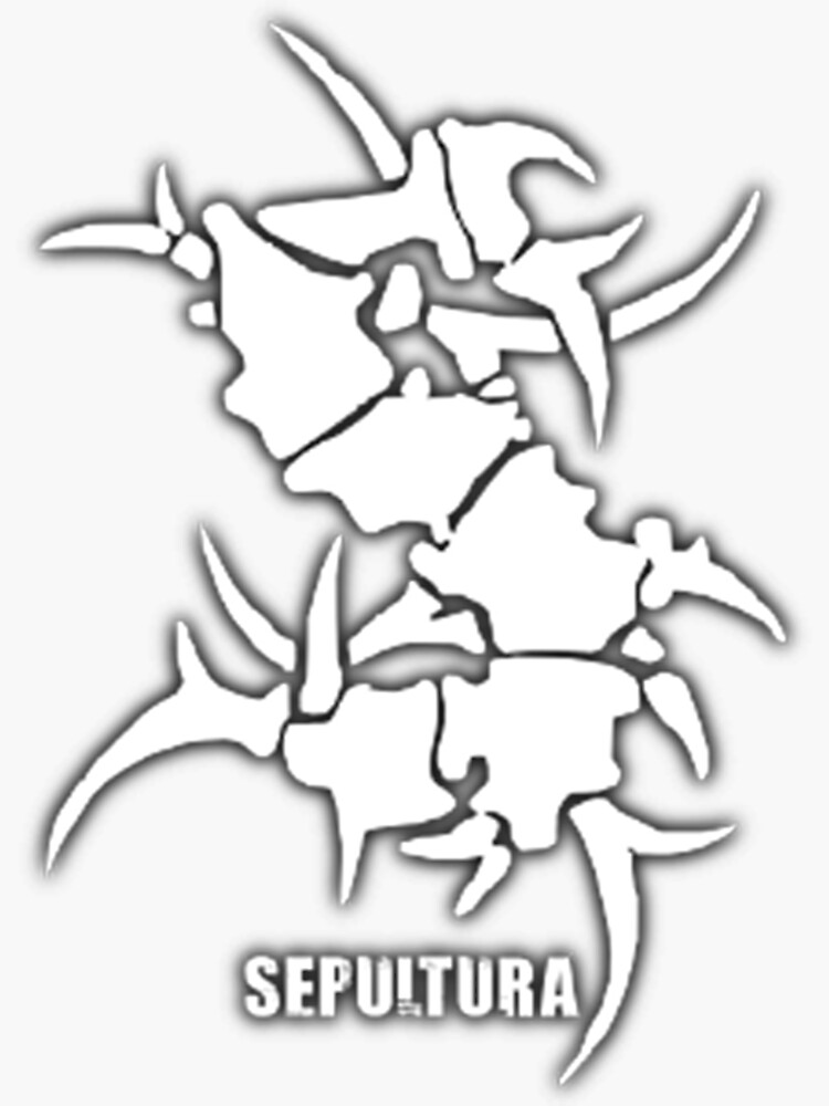 "Sepultura logo" Sticker for Sale by CherylSchul34 | Redbubble