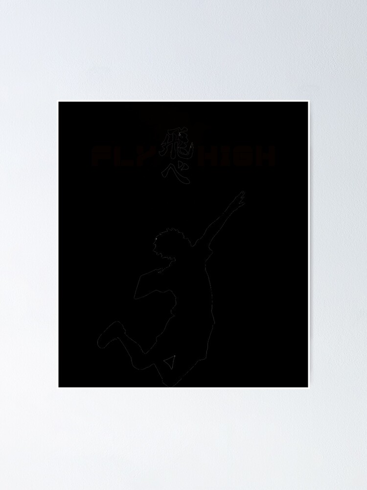 "Haikyuu Fly High Sticker" Poster for Sale by amberk1cira | Redbubble