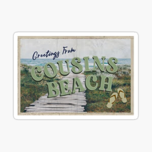"Greetings From Cousins Beach " Sticker for Sale by DominicBrennan ...
