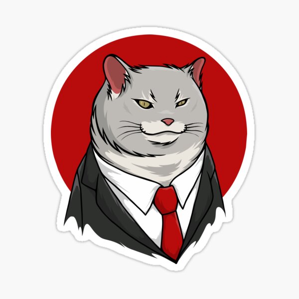 "cat president" Sticker for Sale by FerdiEverywhere | Redbubble
