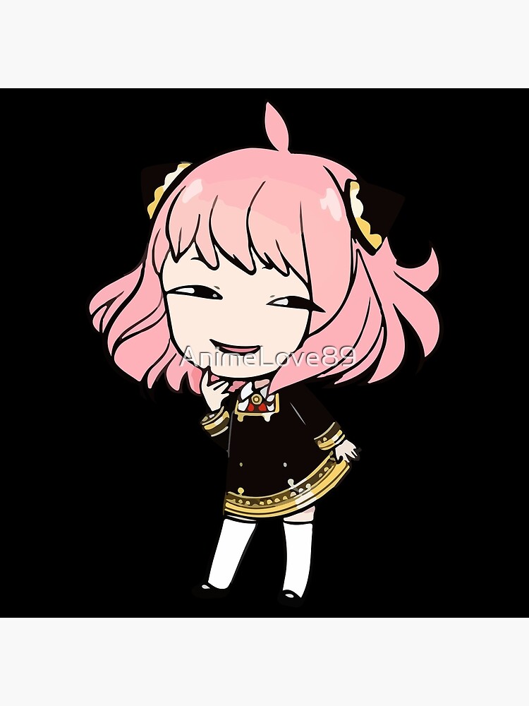 "Anya Forger Smug Face Chibi Meme" Canvas Print for Sale by AnimeLove89 ...