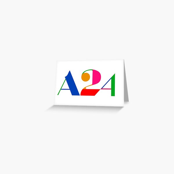 "A24 Colors logo" Greeting Card for Sale by Samsar | Redbubble