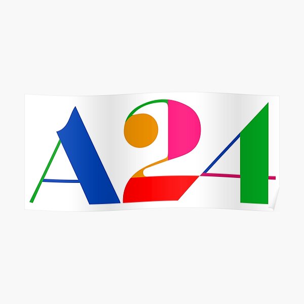 "A24 Colors logo" Poster for Sale by Samsar | Redbubble