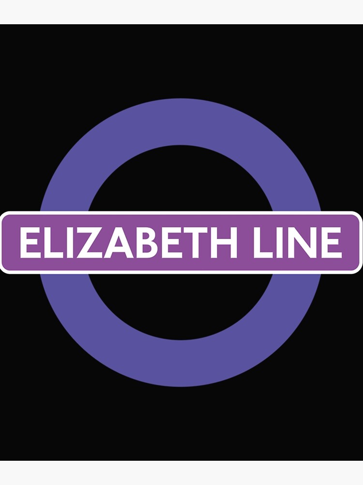 "elizabeth line " Poster for Sale by Butterfly3722 | Redbubble