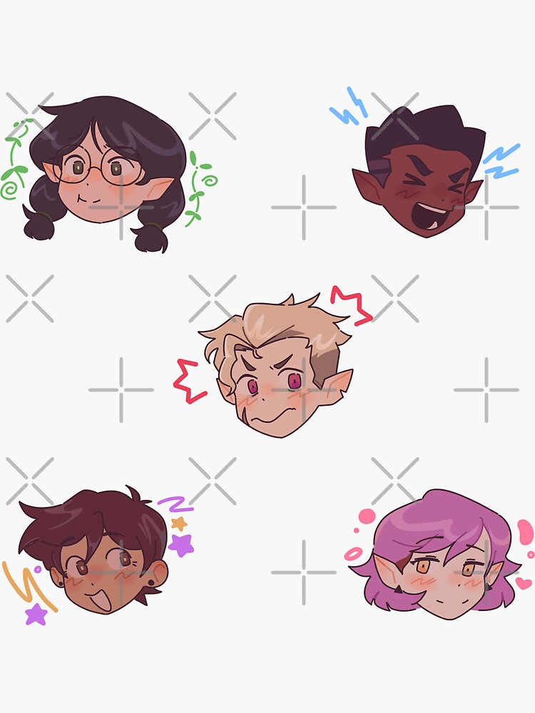 "The Owl House kids!" Sticker for Sale by kiminkiis | Redbubble