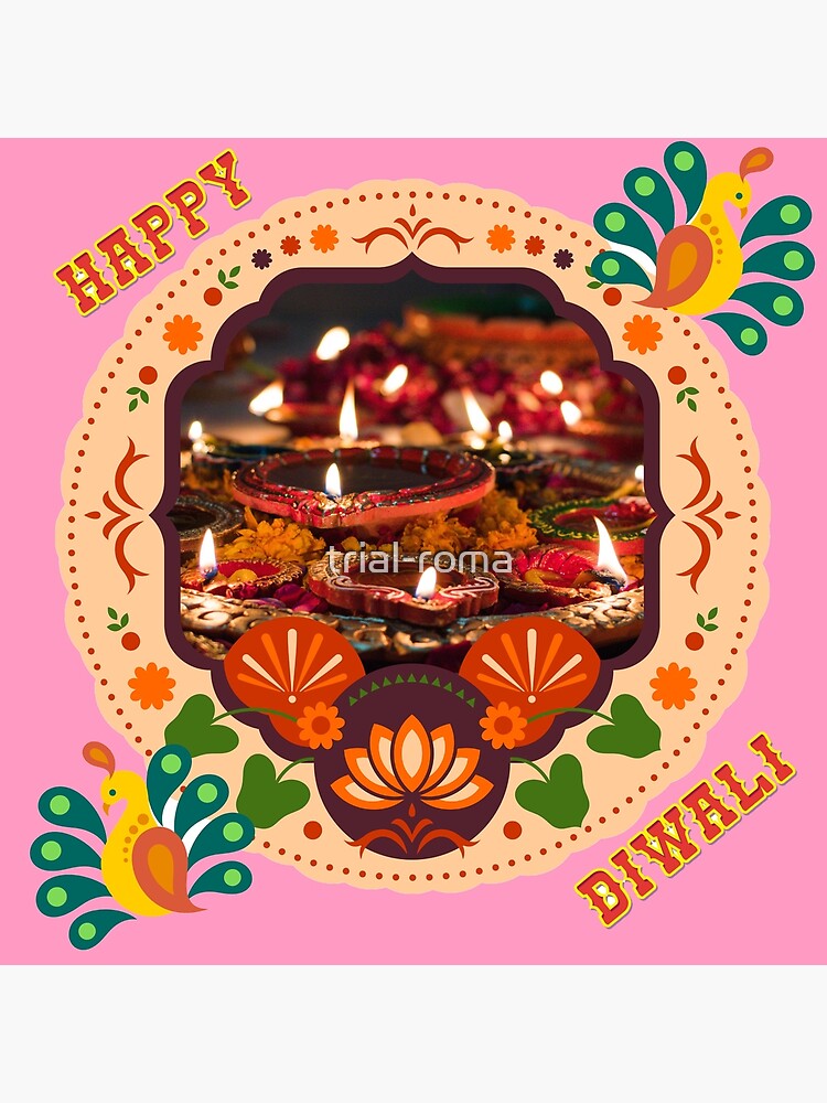 Wishing Happy Diwali to all, the Indian festival of lights Premium ...