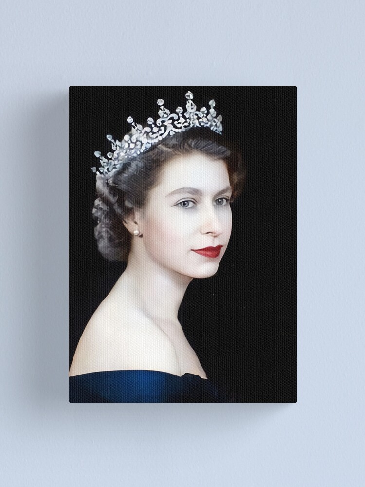 "Queen Elizabeth II | Beautiful Queen" Canvas Print for Sale by ...