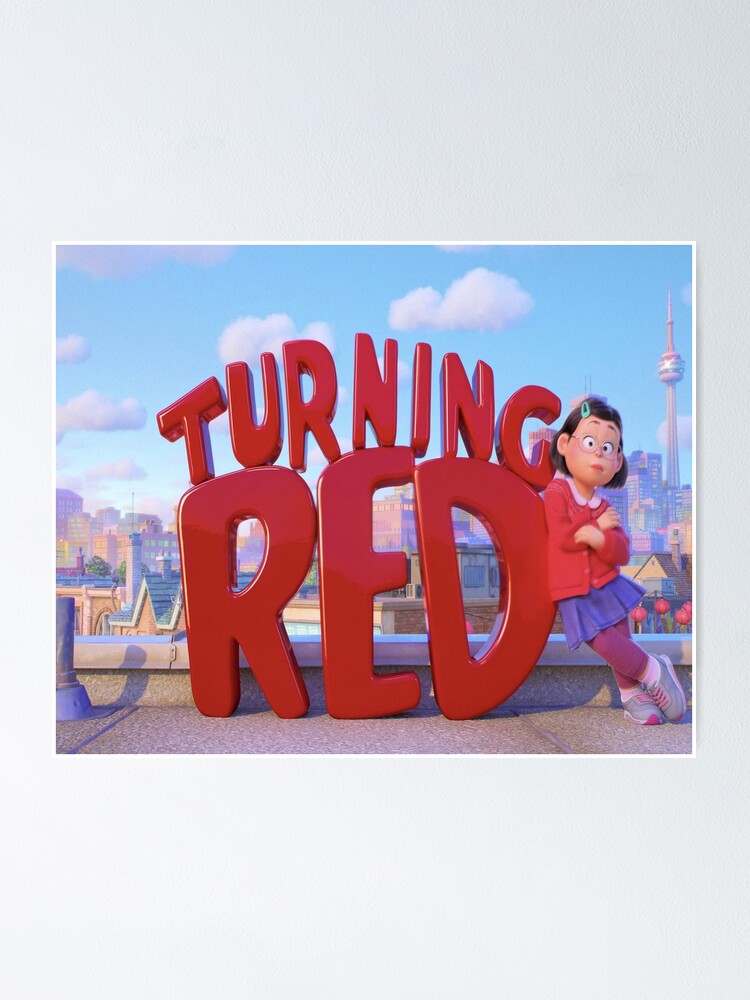 "Turning Red" Poster for Sale by vonruedenbon | Redbubble