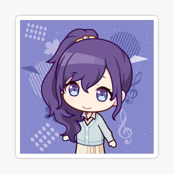 "Mafuyu Asahina Chibi" Sticker for Sale by Takaada | Redbubble