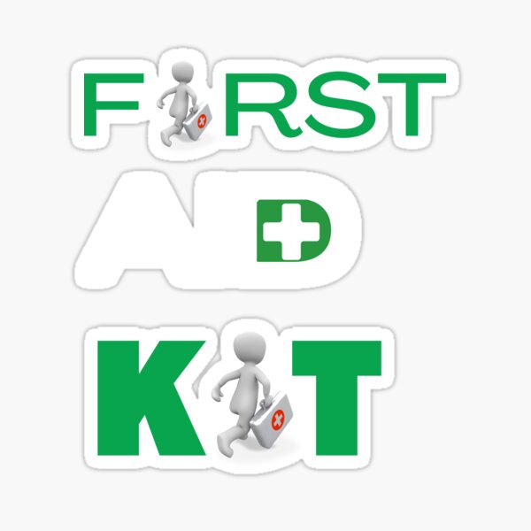 "first aid kit band" Sticker for Sale by ArtistLibrary | Redbubble