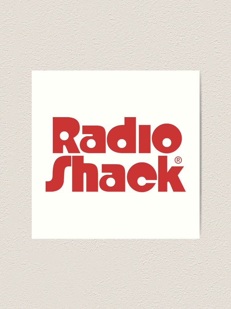 "Radio Shack 90s Logo " Art Print for Sale by Heybyebyei79 | Redbubble