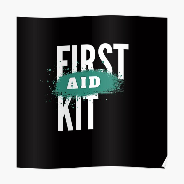 " first aid kit band" Poster for Sale by ArtistLibrary | Redbubble