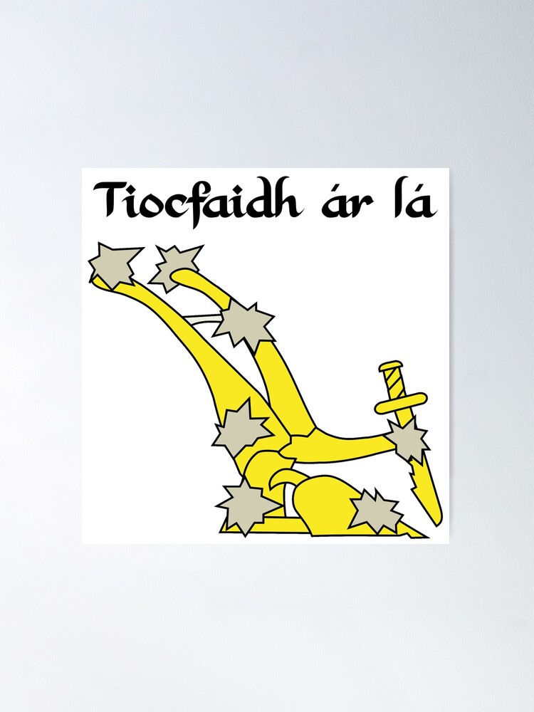 "Tiocfaidh Ár Lá Starry Plough" Poster for Sale by pommunist | Redbubble