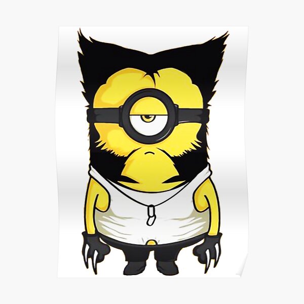 "Minion Wolf Man" Poster for Sale by Joanna-Asia | Redbubble