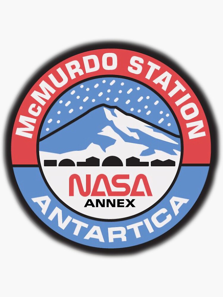 "McMurdo Antarctic Base patch FAM" Sticker for Sale by dangaffa | Redbubble