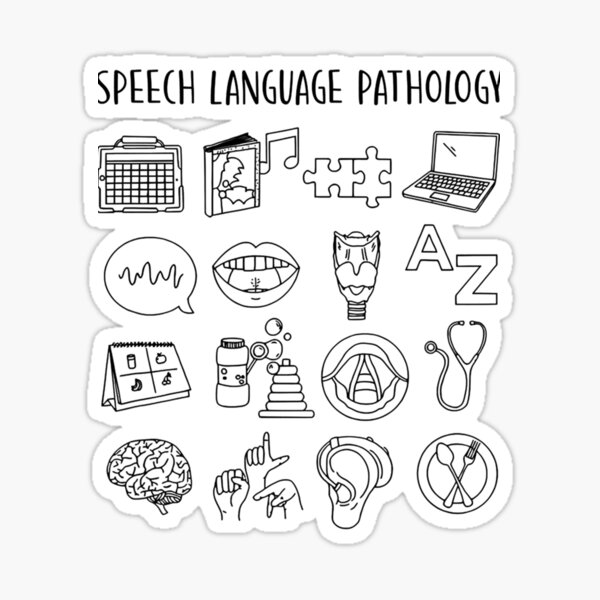 "Speech Language Pathology Pathologist SLP Speech Therapist " Sticker ...