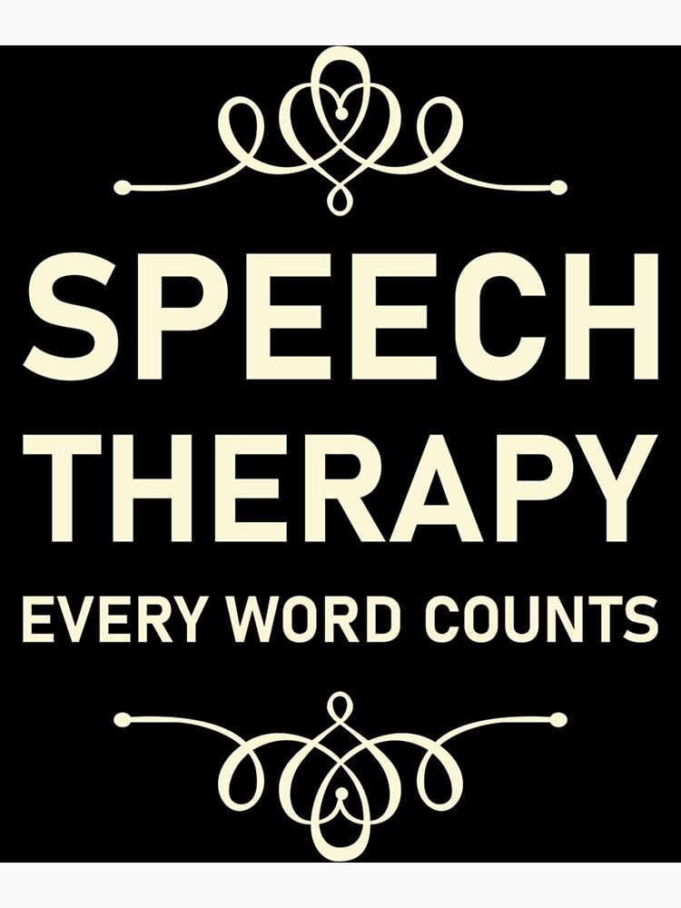 "Speech Therapy Every Word Counts - SLP Speech Language Pathologist ...