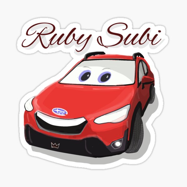 "Ruby Subi" Sticker for Sale by jase72 | Redbubble