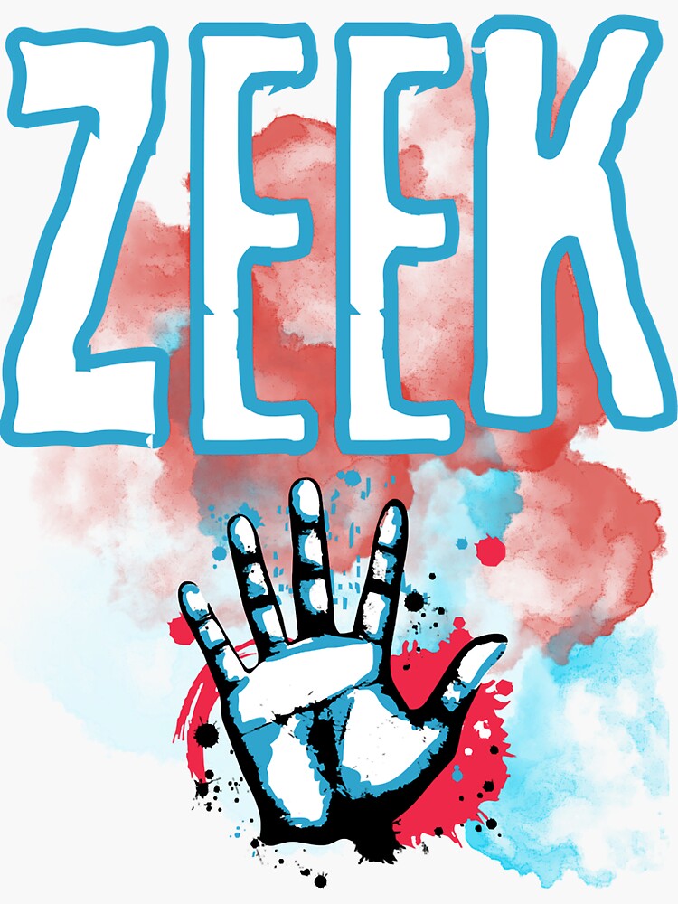 "Zeek Design" Sticker for Sale by WEEKDROPst | Redbubble