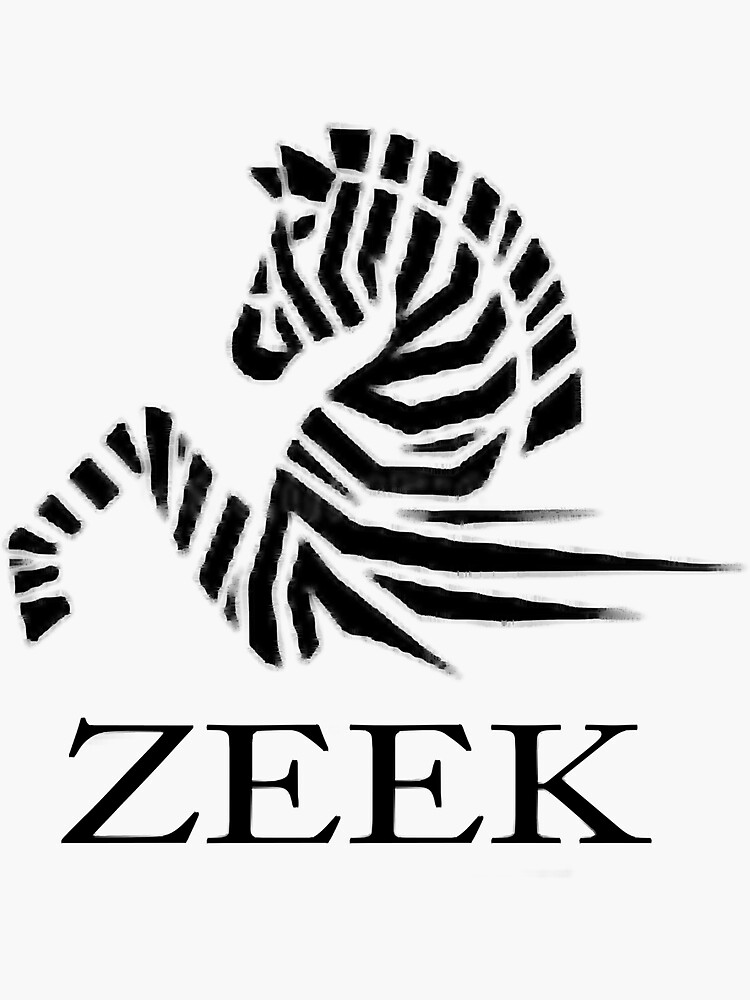 "Zeek" Sticker for Sale by WEEKDROPst | Redbubble