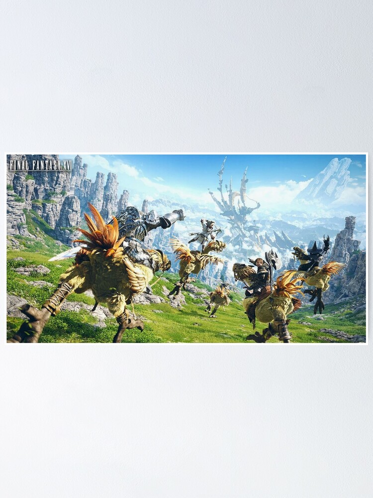"Final Fantasy Xiv Online" Poster for Sale by AllanTrend | Redbubble