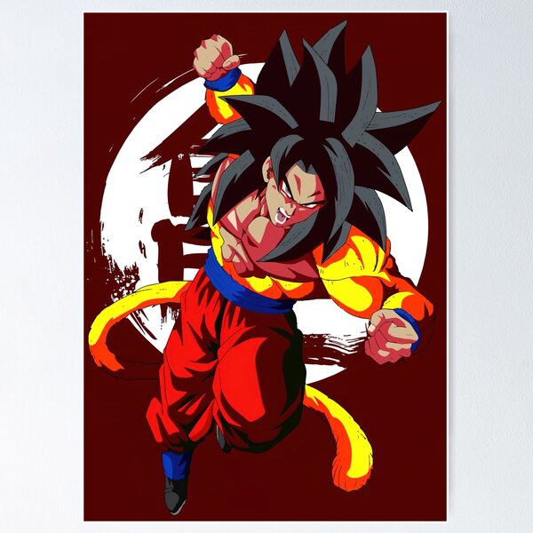 "SSJ4 Goku" Poster for Sale by JohnSmith46 | Redbubble
