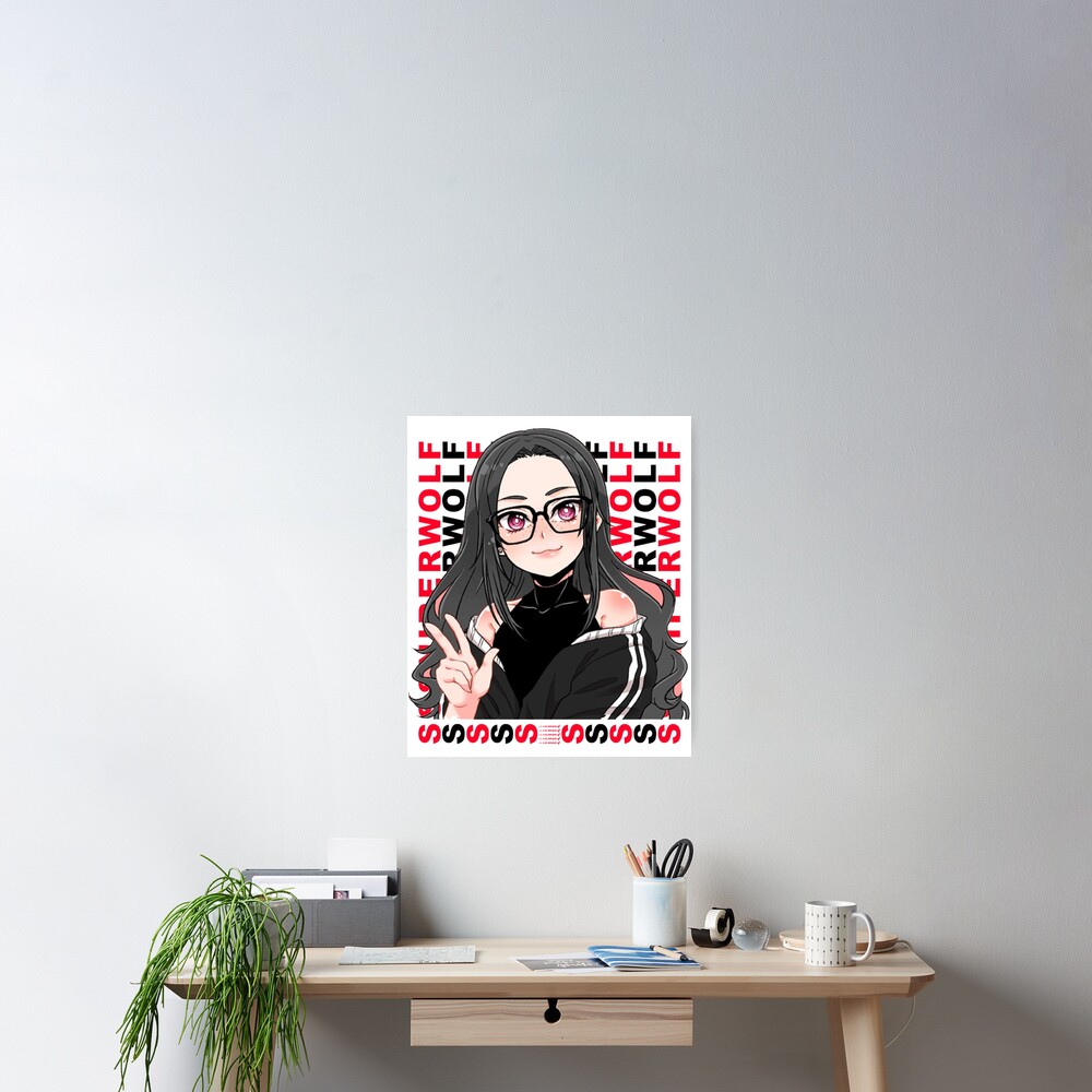"Sssniperwolf Cartoon Cute " Poster for Sale by mugwortmedia | Redbubble