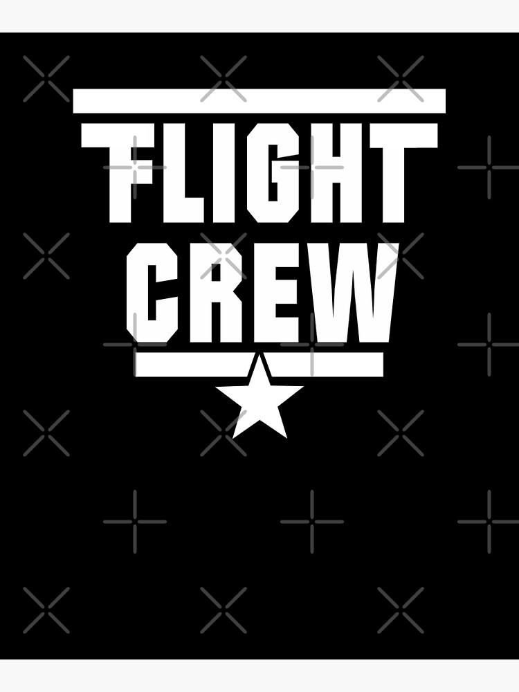 "Flightreacts flight reacts merch flight crew" Art Print for Sale by ...