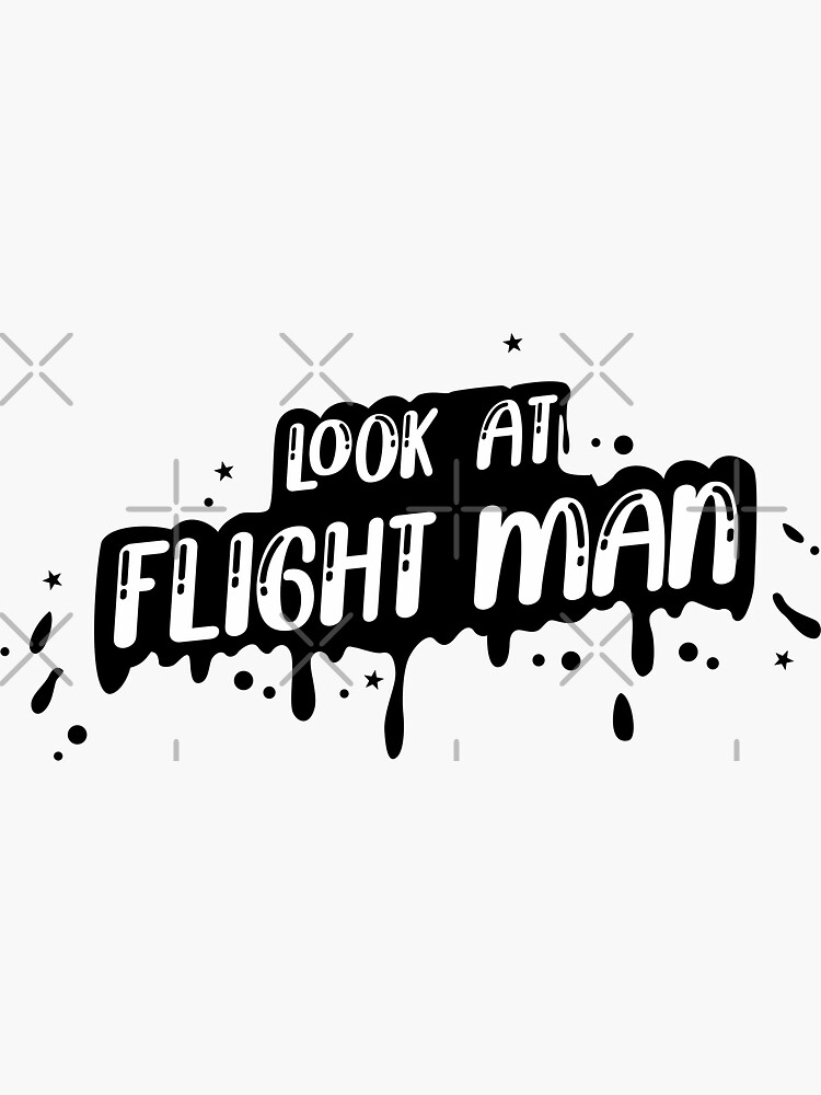 "Flightreacts Flight Reacts Merch Look At Flight" Sticker for Sale by ...