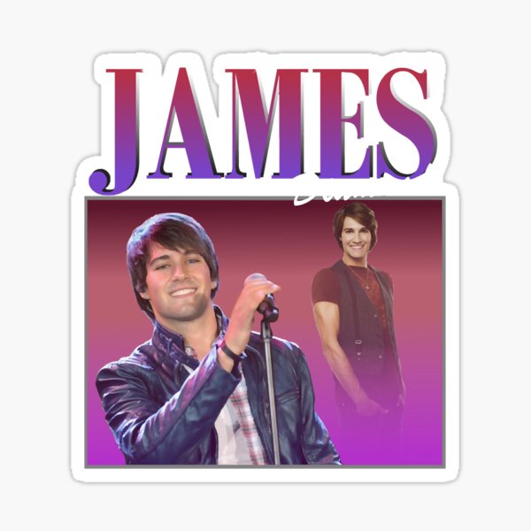 "James btr" Sticker for Sale by LindaFuentes | Redbubble