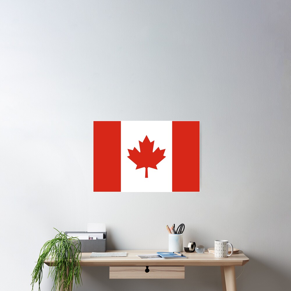 "Canada - Canadian Flag" Poster for Sale by FlagsWorld | Redbubble