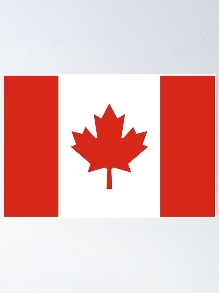 "Canada - Canadian Flag" Poster for Sale by FlagsWorld | Redbubble