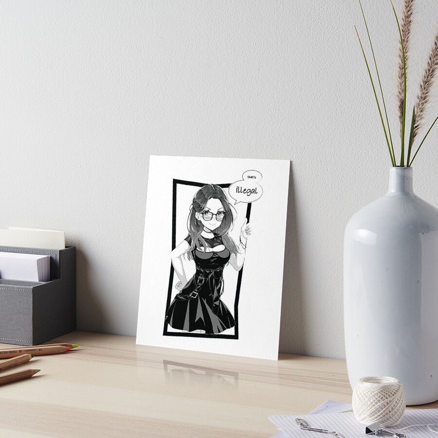 "Sssniperwolf That_amp_s Illegal Limited Edition" Art Board Print for ...