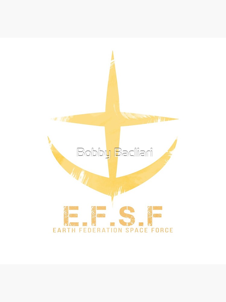 "Mobile Suit Gundam: EFSF" Art Print for Sale by CharManyrd | Redbubble