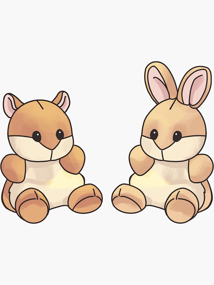 "Hanky and Panky the Palm Pals" Sticker for Sale by nosleepjustvibe ...