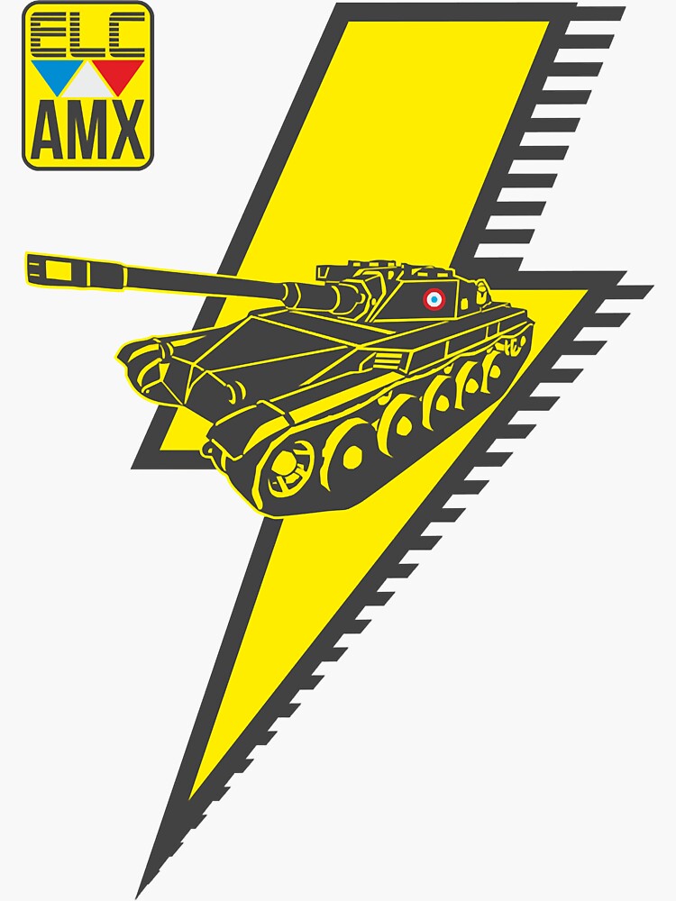 "French ELC AMX tank" Sticker for Sale by TankTshirtGara | Redbubble