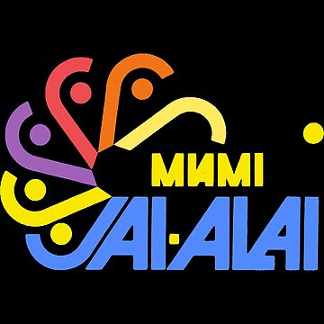 "Miami Jai-Alai T-Shirt" Sticker for Sale by Sionaeli88 | Redbubble