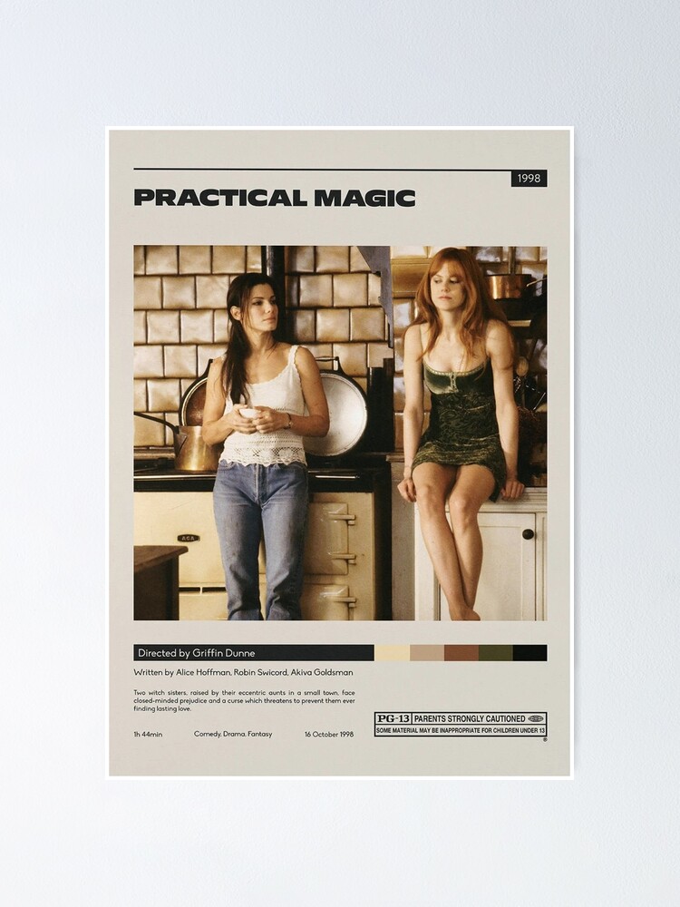 "Practical Magic 1998 Poster" Poster for Sale by aulusnata | Redbubble