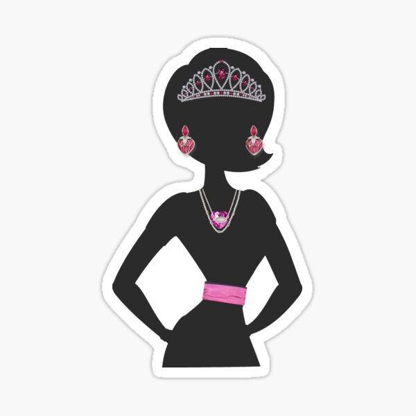 "IM THAT GIRL PINK TIARA AND ALL" Sticker for Sale by QWEENFIESTY | Redbubble