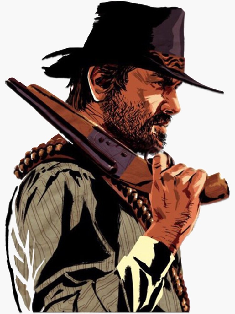 "Arthur Morgan" Sticker for Sale by Keisha-UK | Redbubble