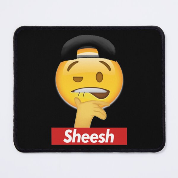 "Ice in my veins emoji sheesh biting lip sheesh emoji " Mouse Pad for ...