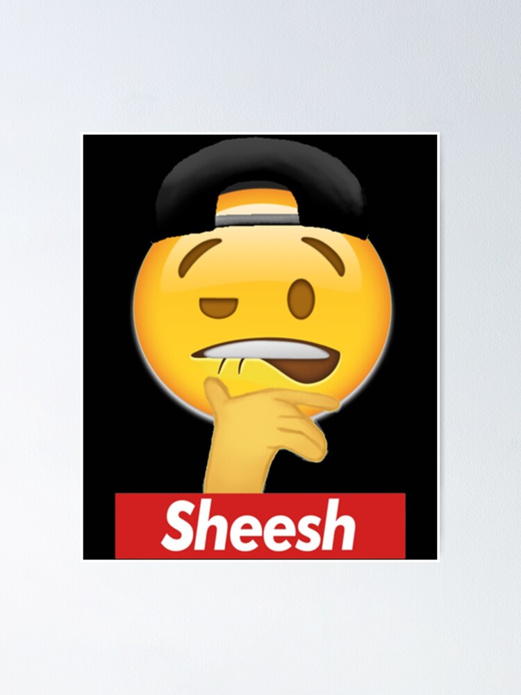 Poster « De la glace dans mes veines emoji sheesh se mordant la lèvre ...