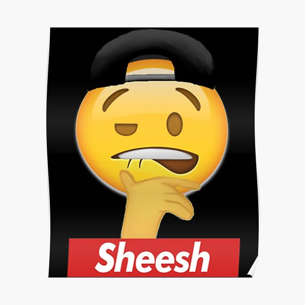 Poster « De la glace dans mes veines emoji sheesh se mordant la lèvre ...