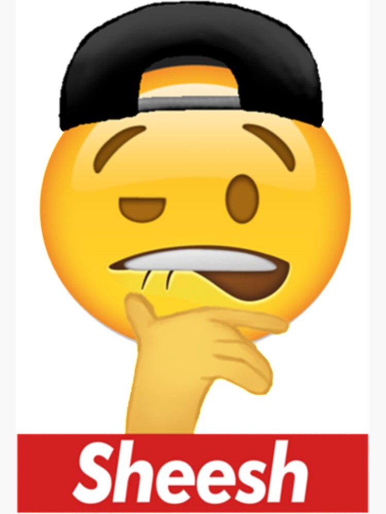 "Ice in my veins emoji sheesh biting lip sheesh emoji " Magnet for Sale ...