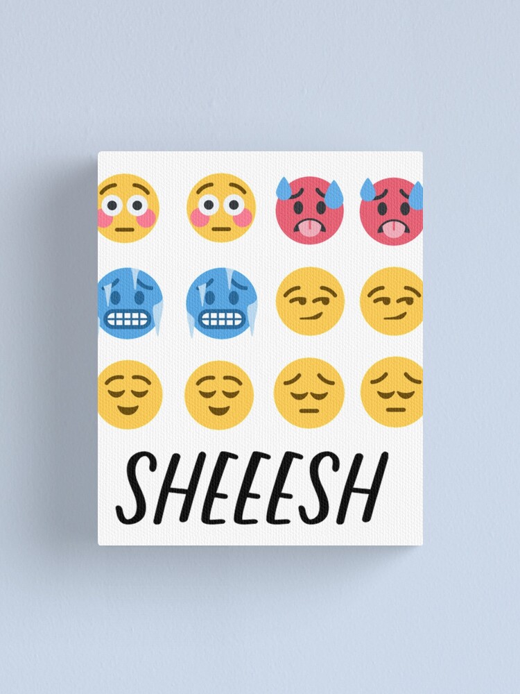 "Discord sheesh emoji pack " Canvas Print for Sale by CottagePrinter ...