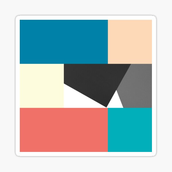 "Fun Aesthetic Color Block Stylish Checker | Black White Gray Retro ...