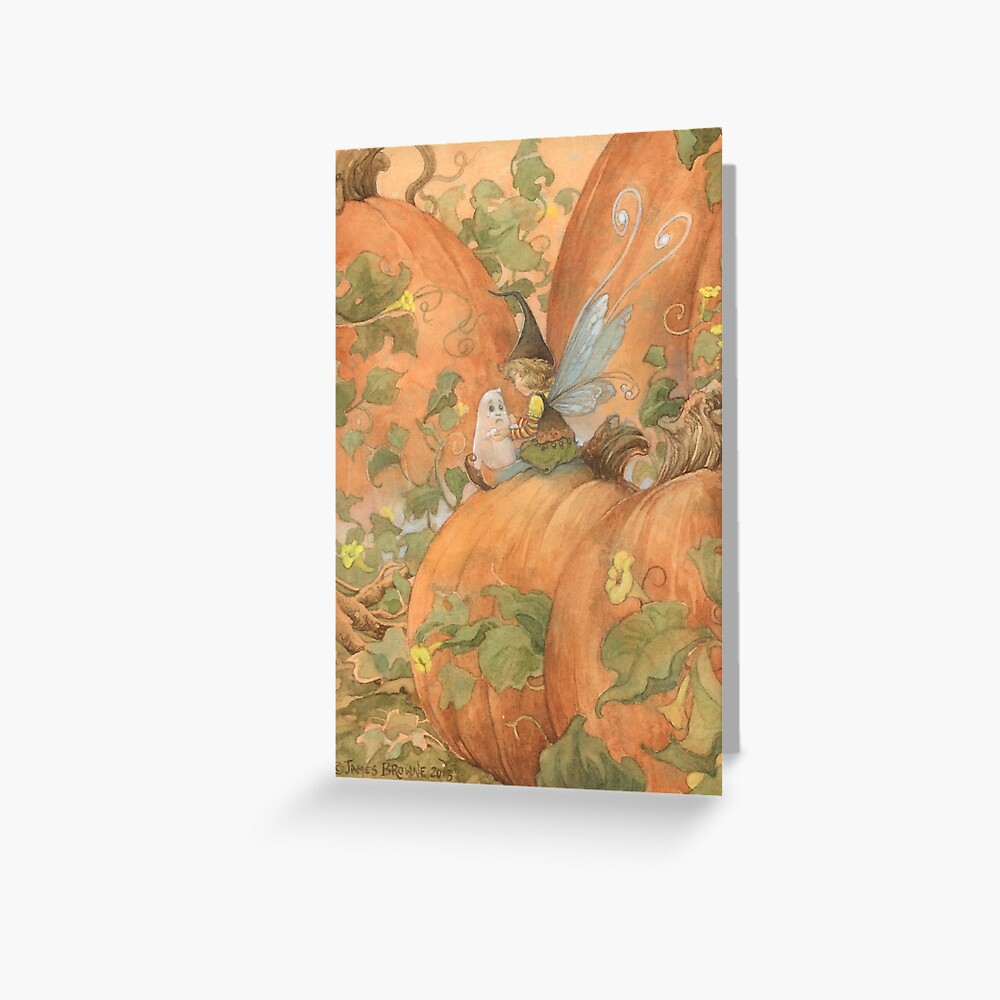 "Little Boo" Greeting Card for Sale by JamesBrowneArt | Redbubble
