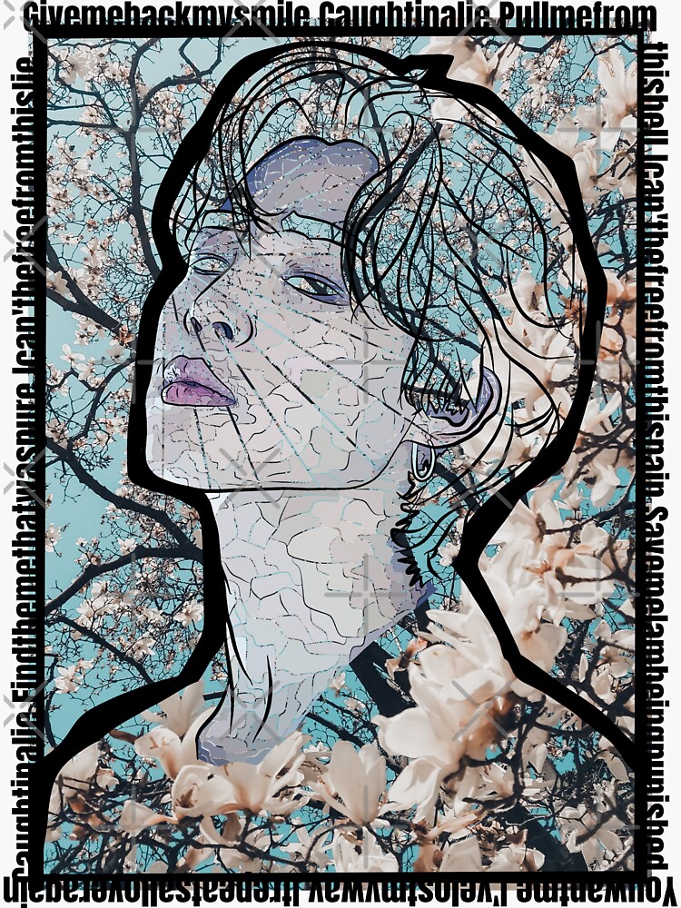 "Lie & Bloom" Sticker for Sale by Hiddem-Me | Redbubble